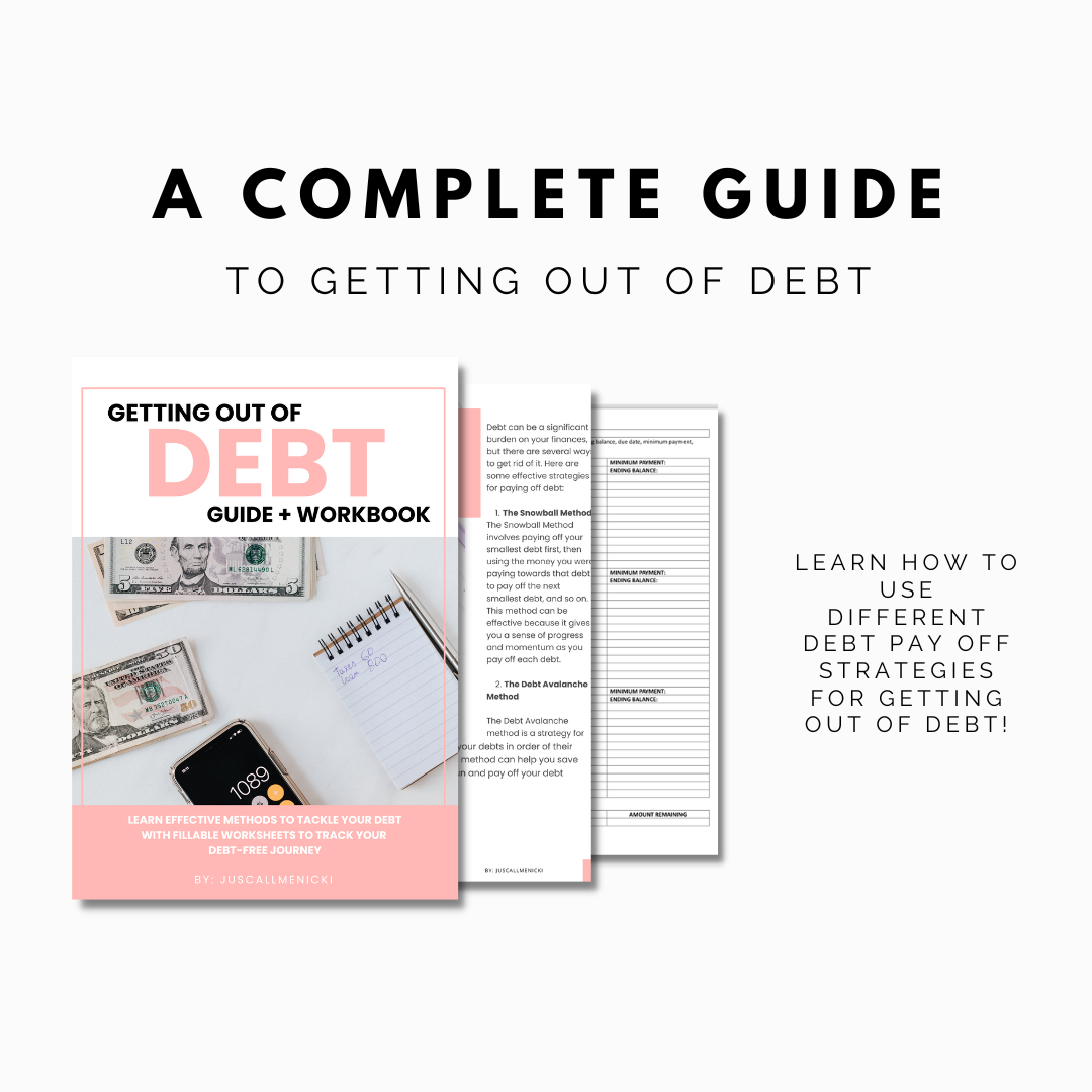 Debt Tracker + Guide – Shop Juscallmenicki